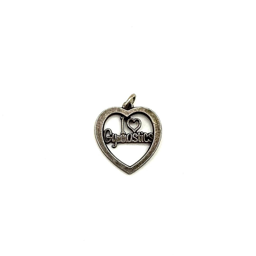 Vintage Silver I Heart Gymnastics Charm – JuJu Supply Co.