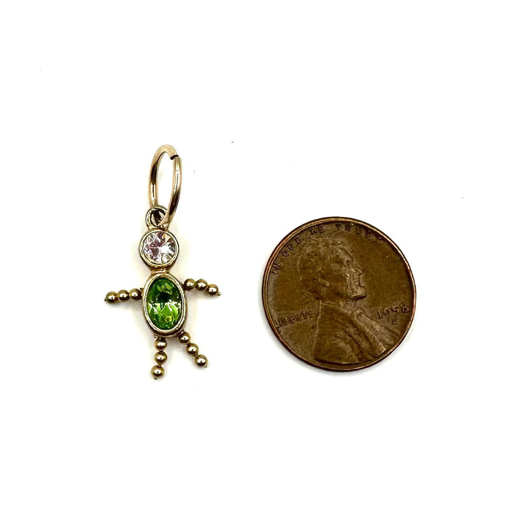 Vintage August Birthstone Charm – JuJu Supply Co.
